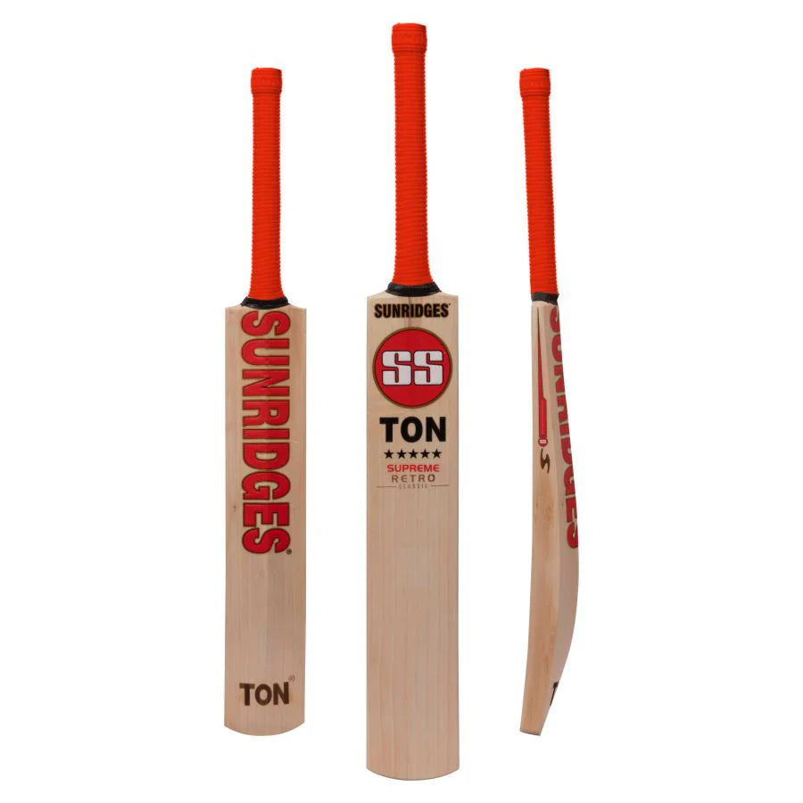 SS Ton Retro Supreme Grade 1 English Willow Bat — PS Cricket & Sports
